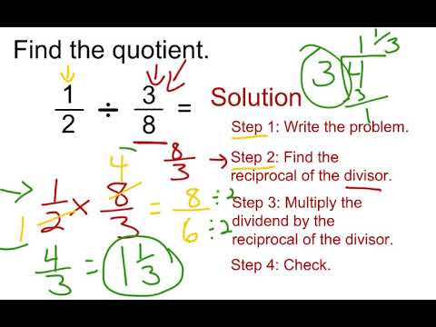 Dividing Decimals While Multiplying By Reciprocals - YouTube