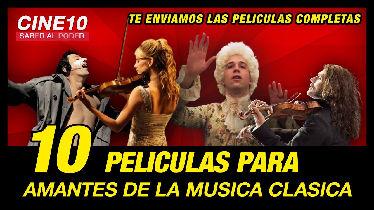 10 Peliculas para amantes de la musica clasica. - YouTube