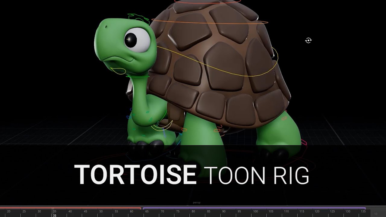 Rig Toon Characters - Maya - Tortoise Rig - YouTube