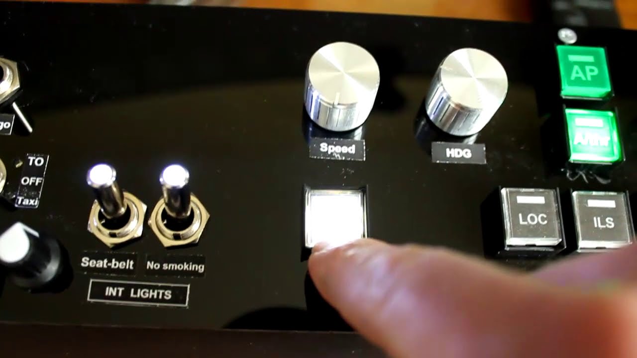 Button Box for Flight Simulator 2020 - YouTube