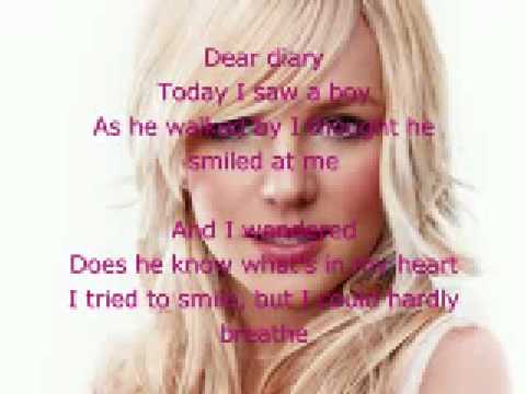 britney spears-dear diary - YouTube