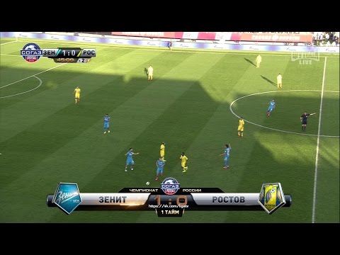 Гол Олега Шатова. «Зенит» – «Ростов» | РПЛ 2014/15