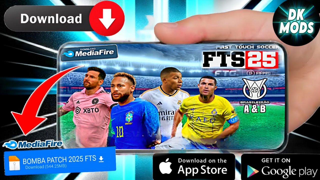 Novo! MOD FTS 25 💣 PATCH 2025 100 % SUL-AMERICANO Atualizado Com ...