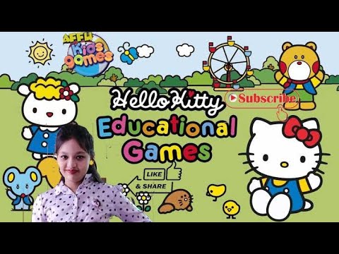 Hello Kitty Education Games Game play - YouTube
