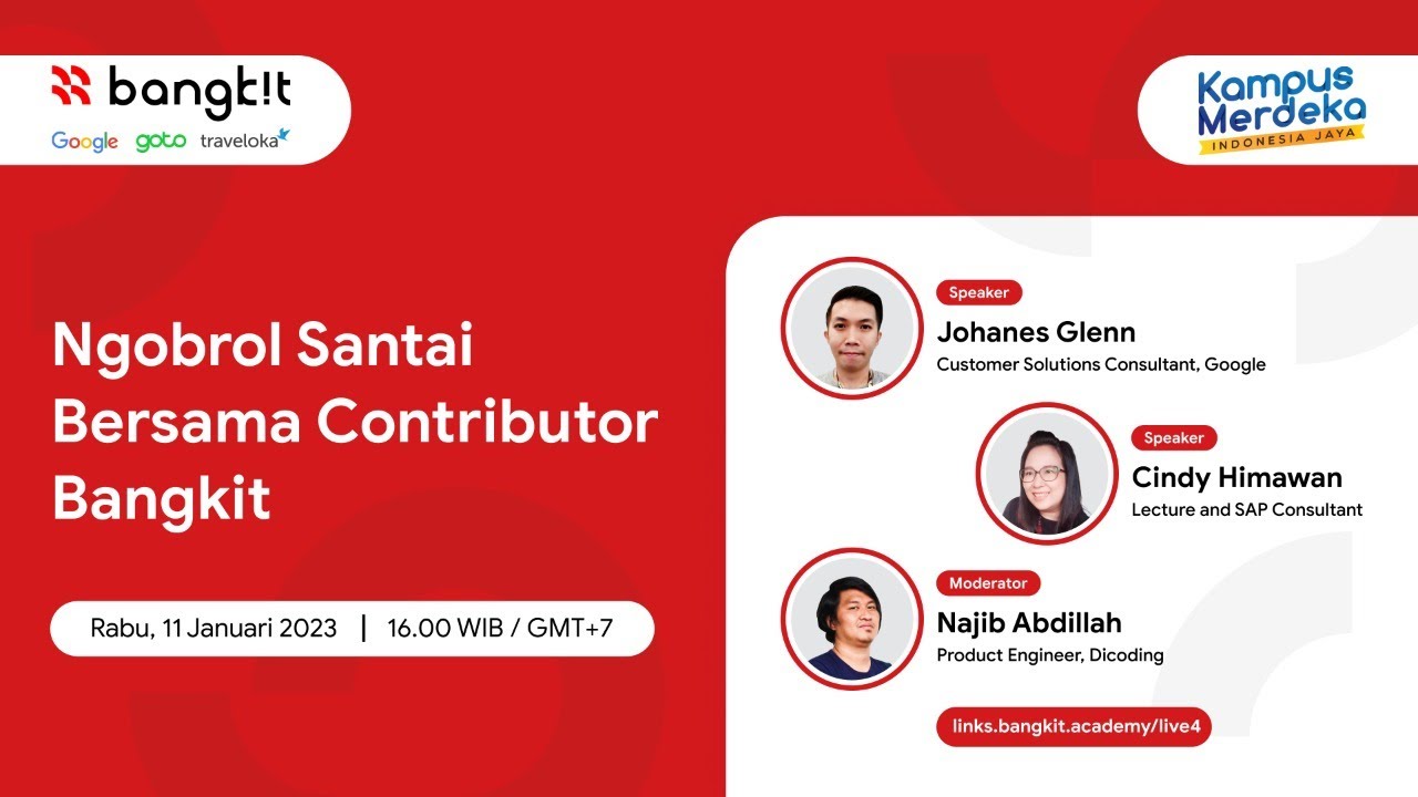 Bangkit Contributor Live Session - YouTube