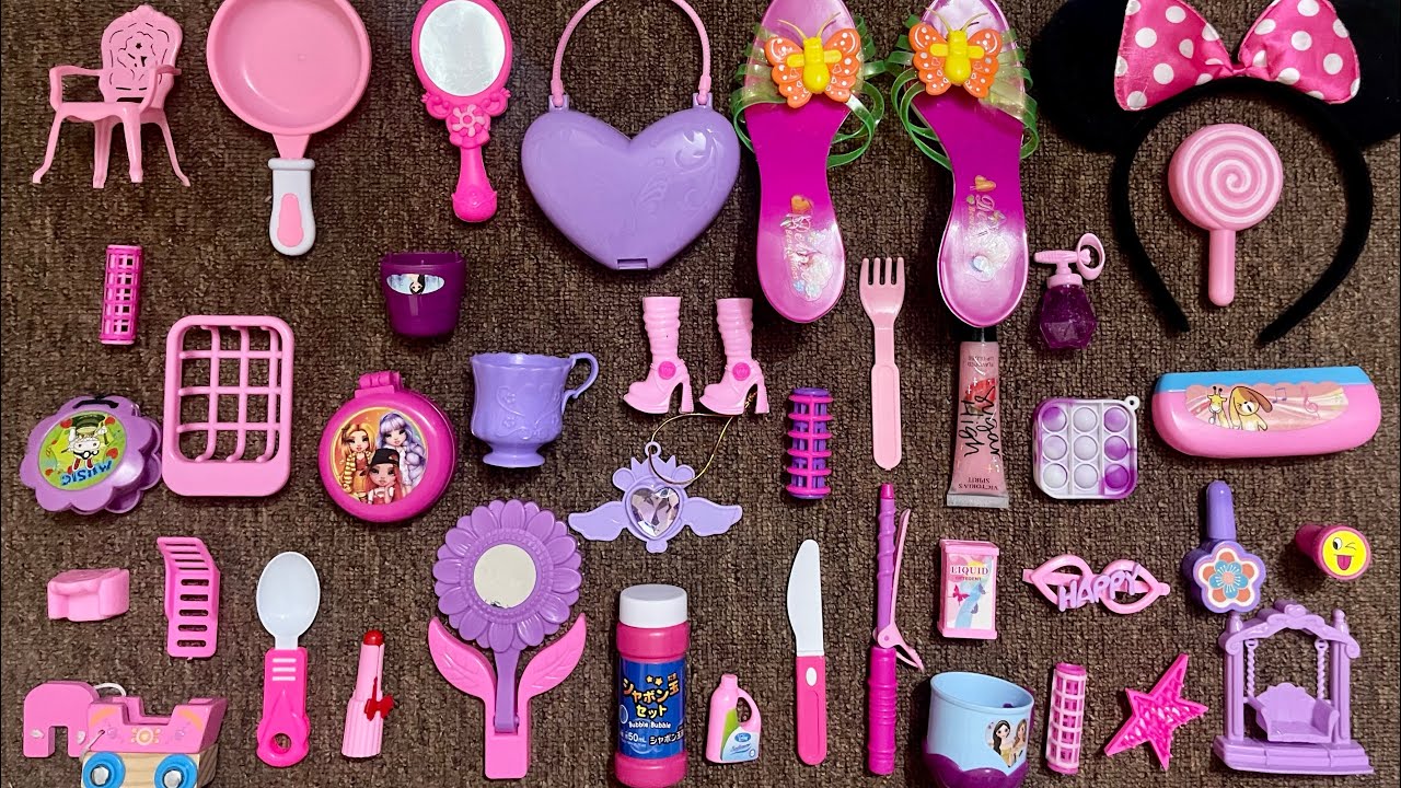 Most Cute Pink Playset Collection I 10 Minutes Satisfying with Unboxing ...