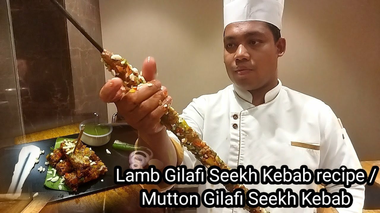 Lamb Gilafi Seekh Kebab recipe || mutton Gilafi Seekh Kebab# ...