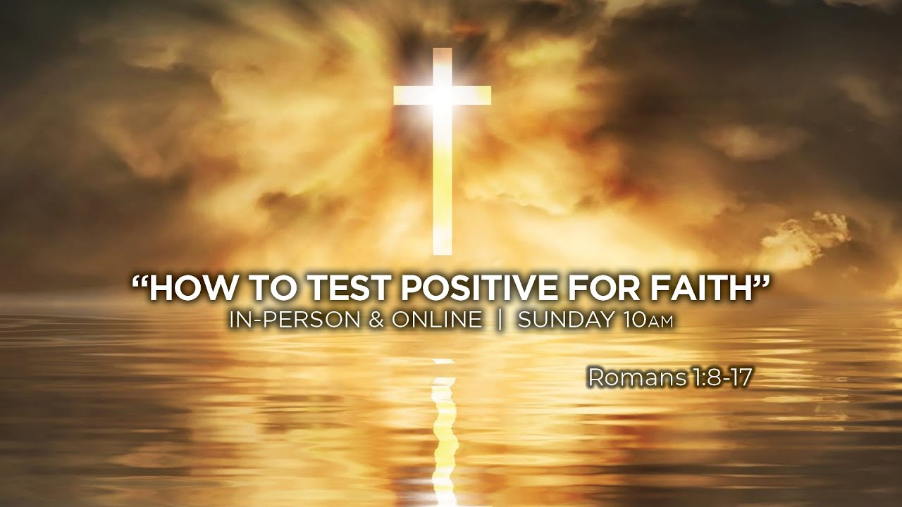 How to Test Positive for Faith - YouTube
