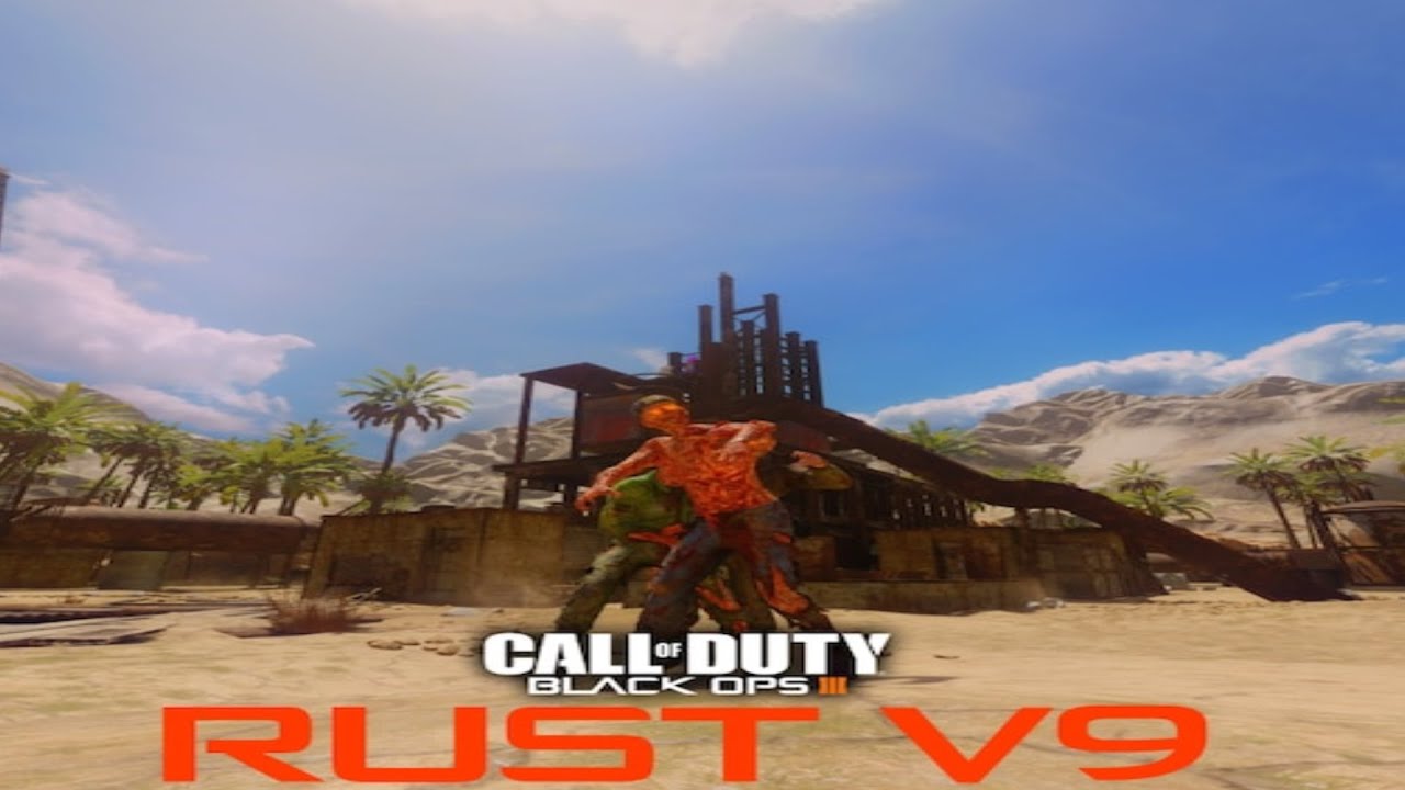 BO3 Zombies RUST MULTIPLAYER MAP +RAGEQUITTER - YouTube