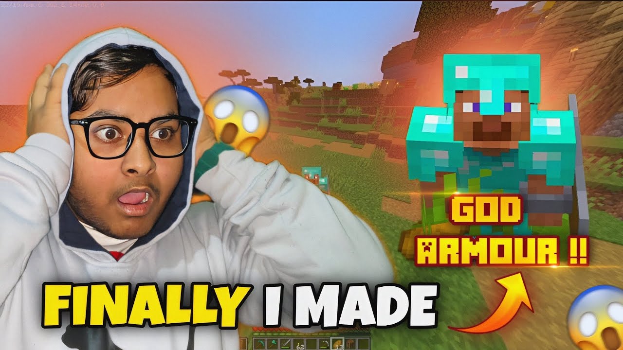 Making a GOD ARMOUR!😱 | Minecraft Survival EP- 2 - YouTube