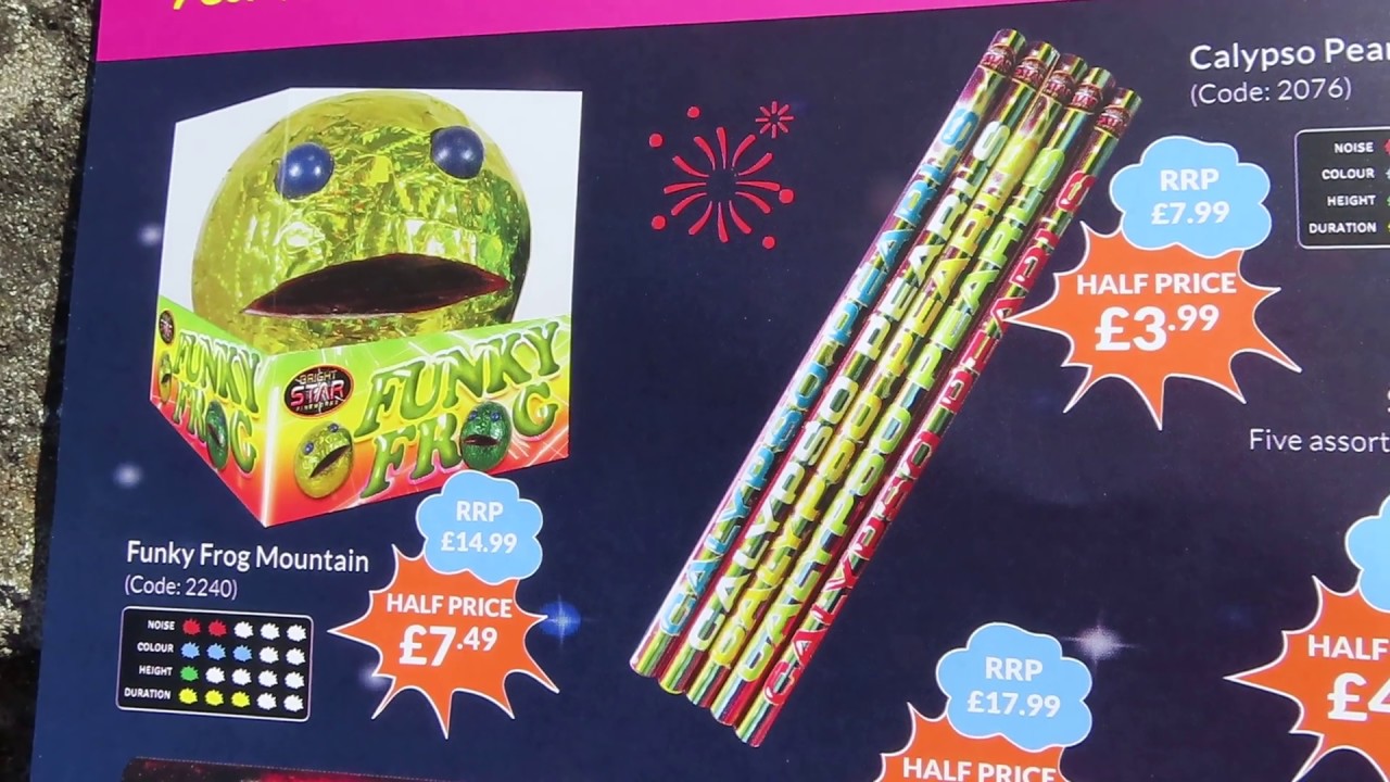 The Range Bright Star Fireworks leaflet 2018 - YouTube
