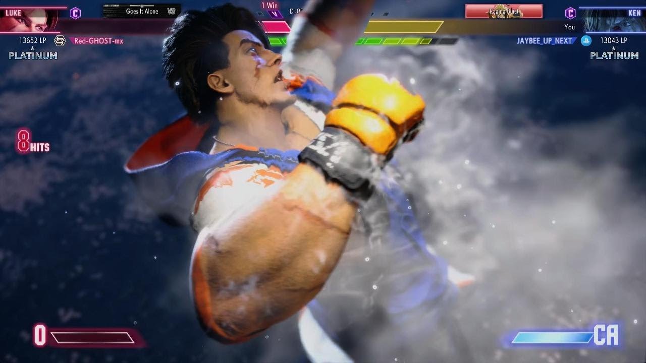 Ken VS Luke SF6 Plat lvl - YouTube