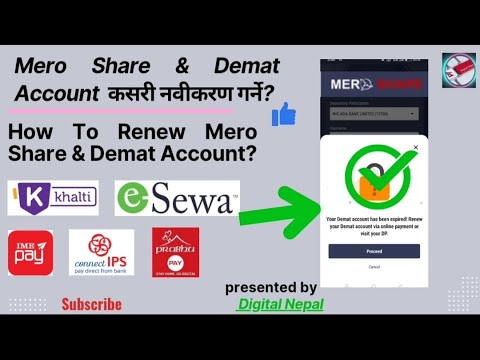 Demat Kasari Renew Garne? How To Renew Demat & Mero Share Account ...