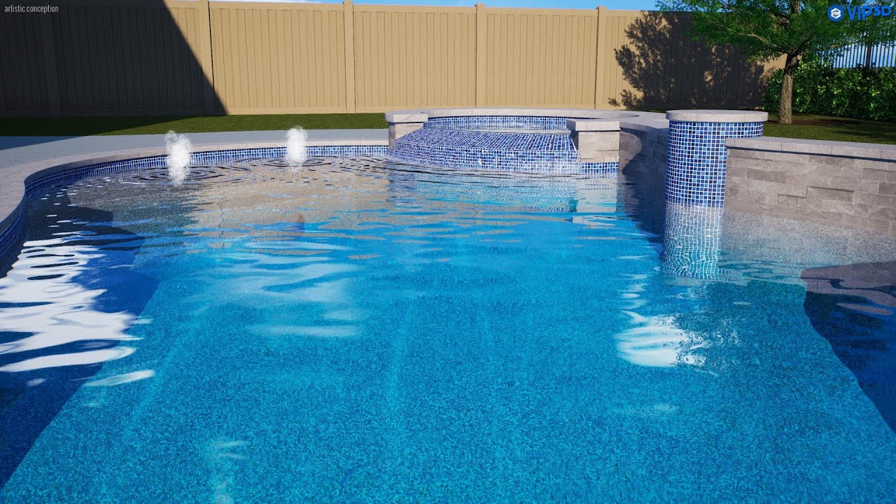 Cane Island - Freeform Pool and Spa - YouTube