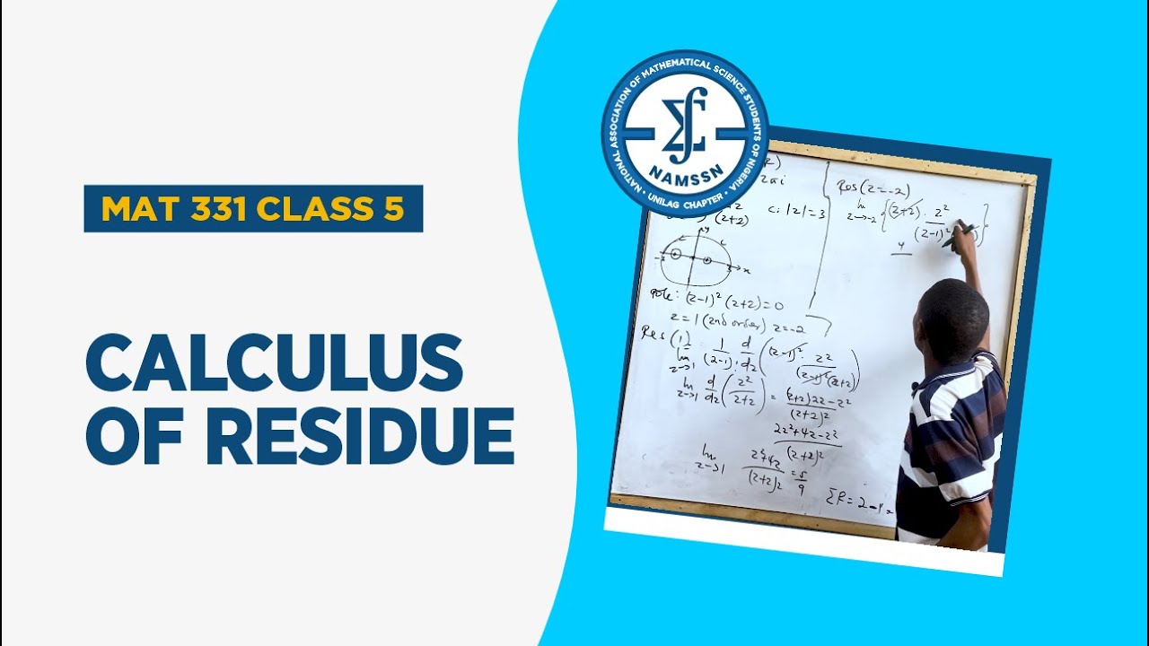 MAT 331 Tutorial 5 - Complex Analysis I | Calculus of Residues - Part 1 ...