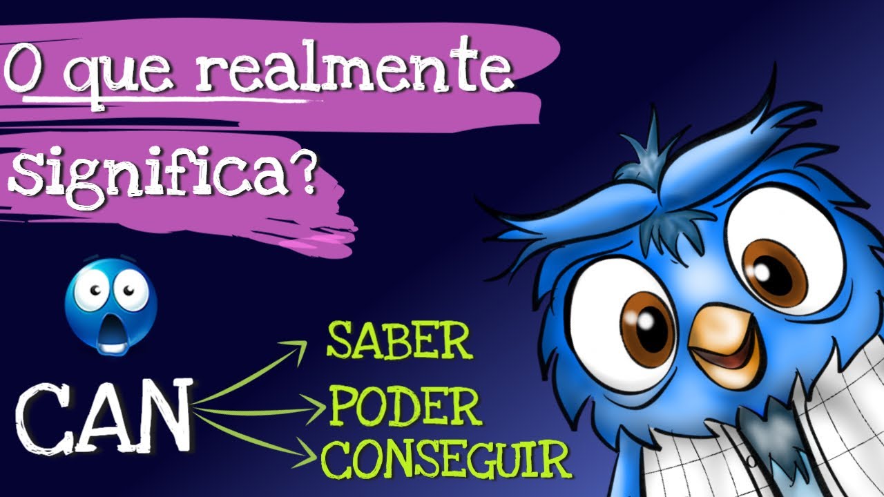 O que significa CAN | APRENDA de uma vez por TODAS - YouTube