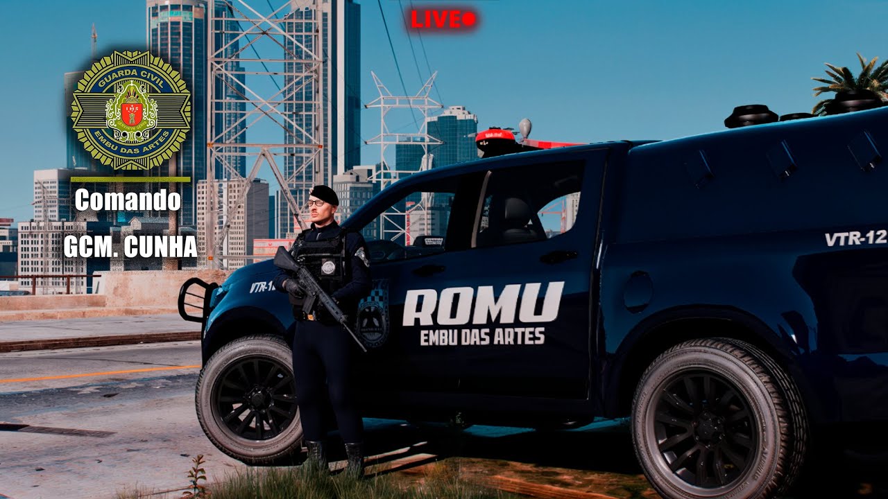 🔴#1 | GTA RP | COMANDO GCM | ☠️ ROMU ☠️| ROMUCAM | ACOMPANHAMENTOS ...