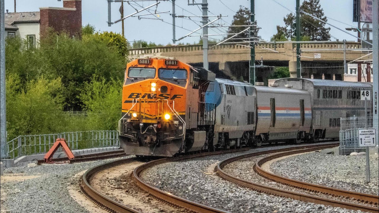 [4k] MUST SEE: Epic Action on the Caltrain Mainline ft. UP, BNSF/Amtrak, S. County Connector ...