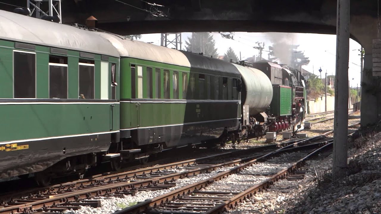 03 12 и 01 23 заминават от Горна Оряховица / BDZ Steam class 03 12 and ...