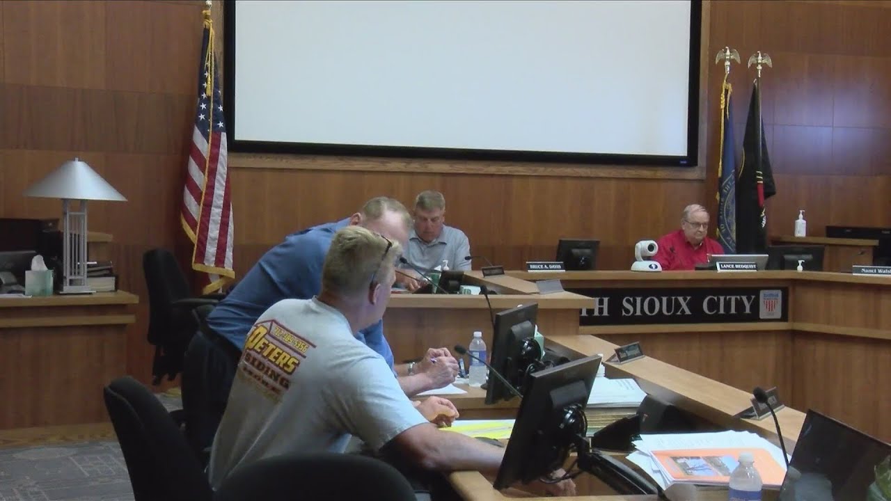 South Sioux City City Council Meeting On Gill Hauling Proposal - YouTube