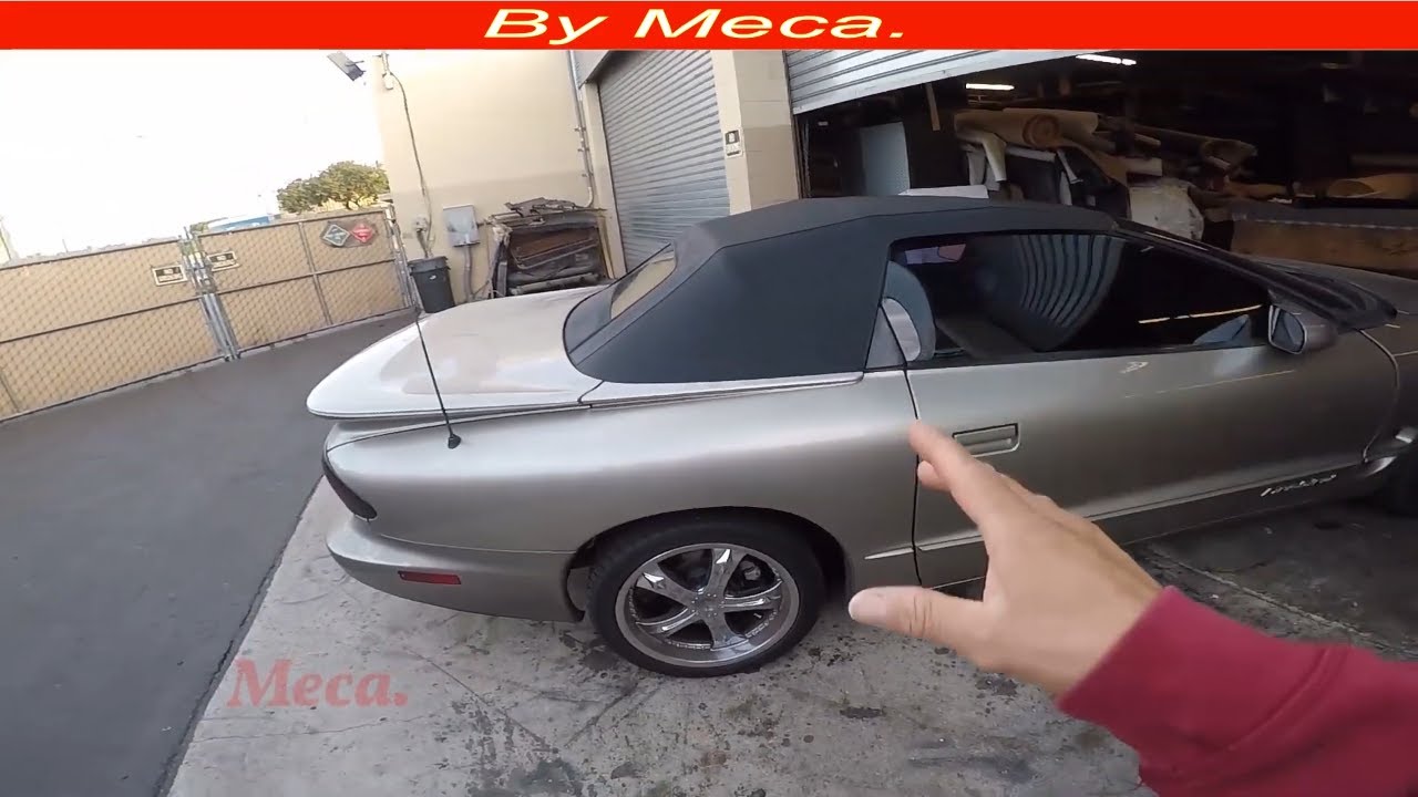 How to Install 1994 2002 Pontiac Convertible Top - YouTube