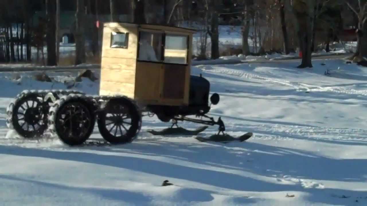 2012 Ford Model T Snowmobile National Meet, Meredith, N.H. - YouTube