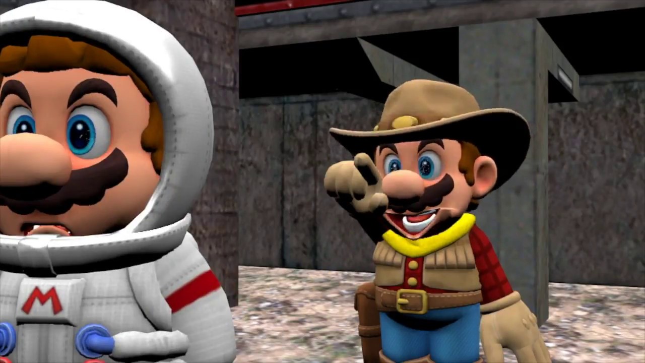 BUZZ LOOK AN ALIEN!!! Mario Edition - YouTube
