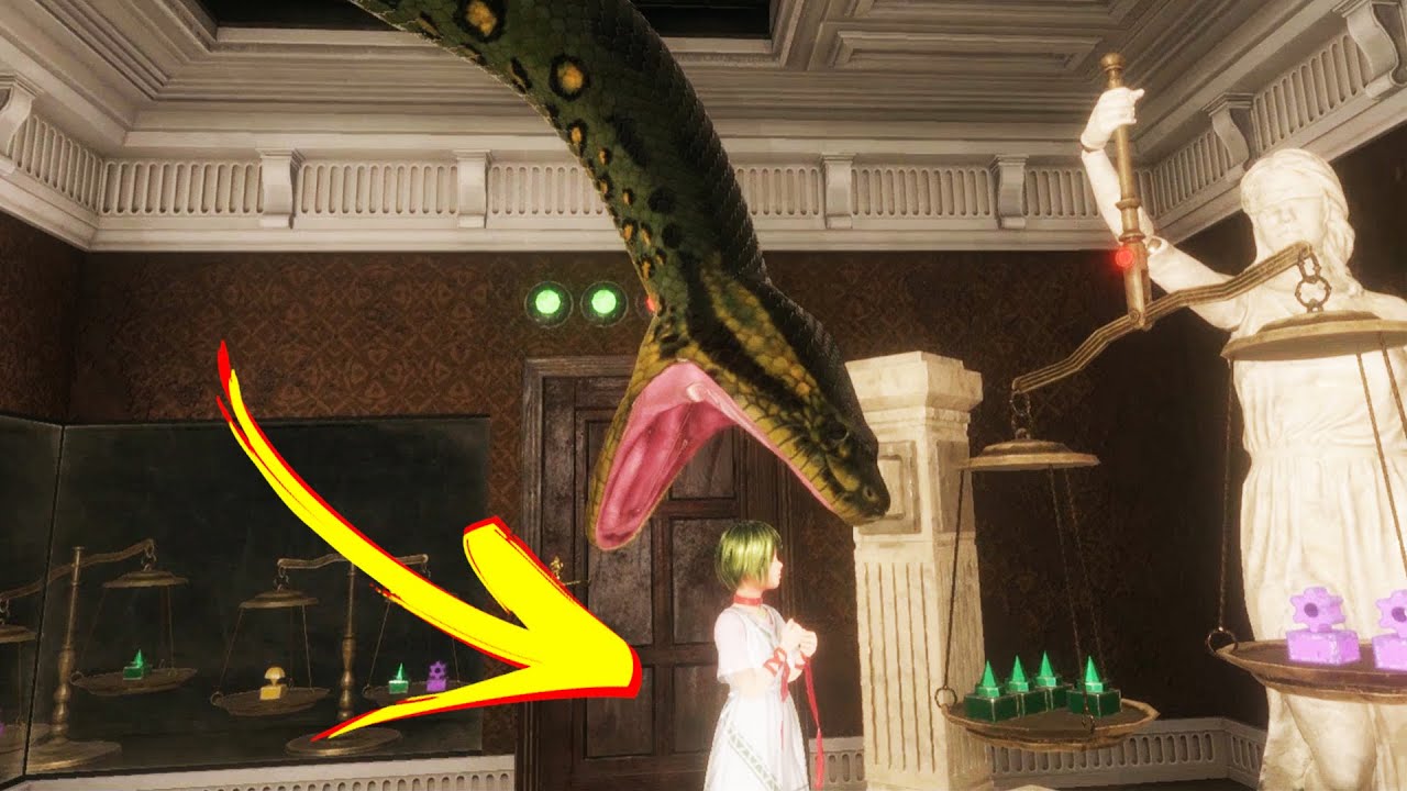 Snake Eats Girl in Scariest Game Ever - YouTube