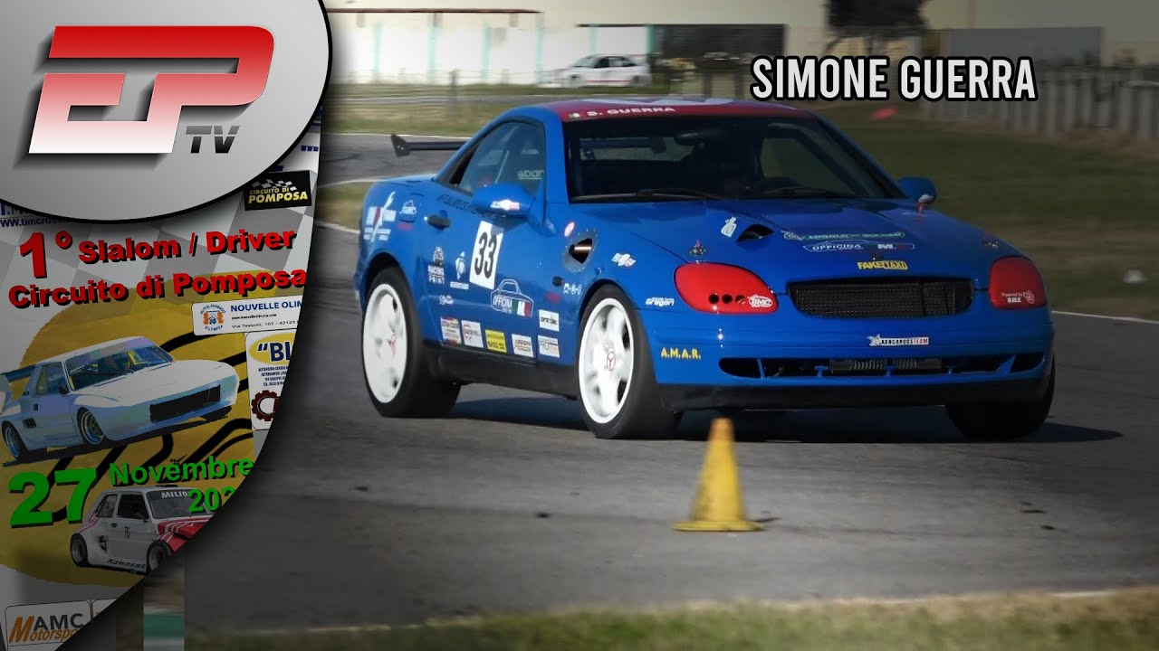 Simone Guerra | Mercedes SLK | Driver Circuito di Pomposa - YouTube