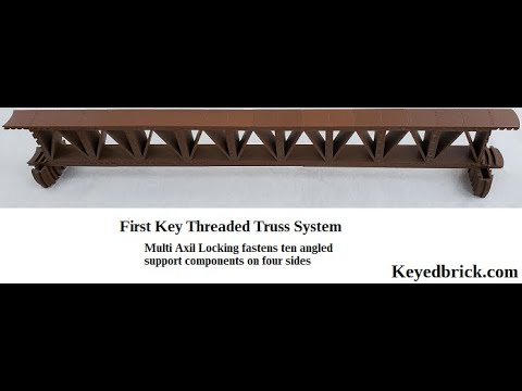 Key Threaded Truss Assembly 1.2 - YouTube