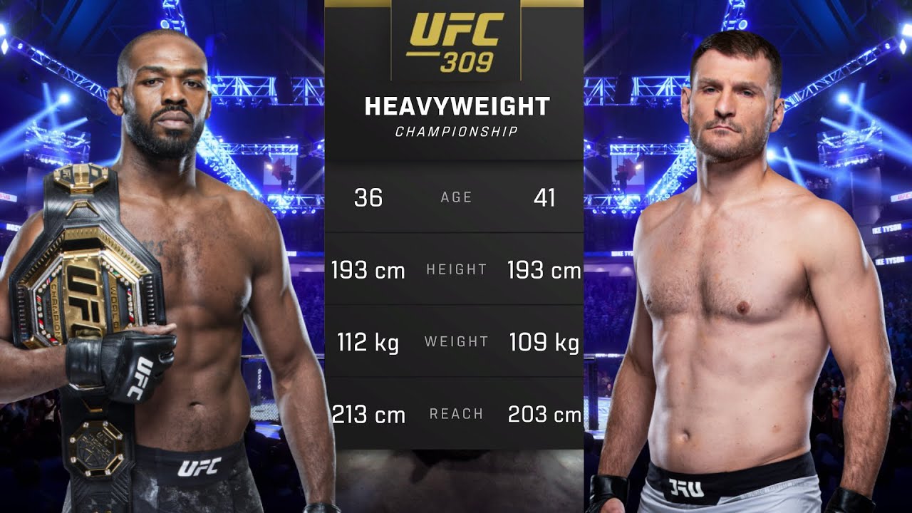Jon Jones vs Stipe Miocic Full Fight - UFC 309 Fight Of The Night - YouTube