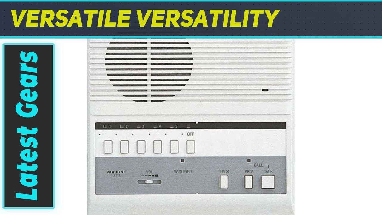 Aiphone LEF-5 Master Intercom: Unlocking Security & Communication ...