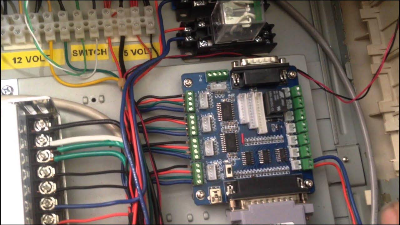 CNC Router Build 10 - Homemade CNC Router Control Box Build - YouTube