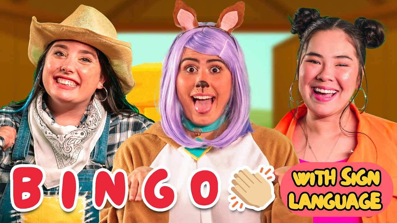 BINGO with Sign Language | Nursery Rhymes and Kids Songs (Educational ...