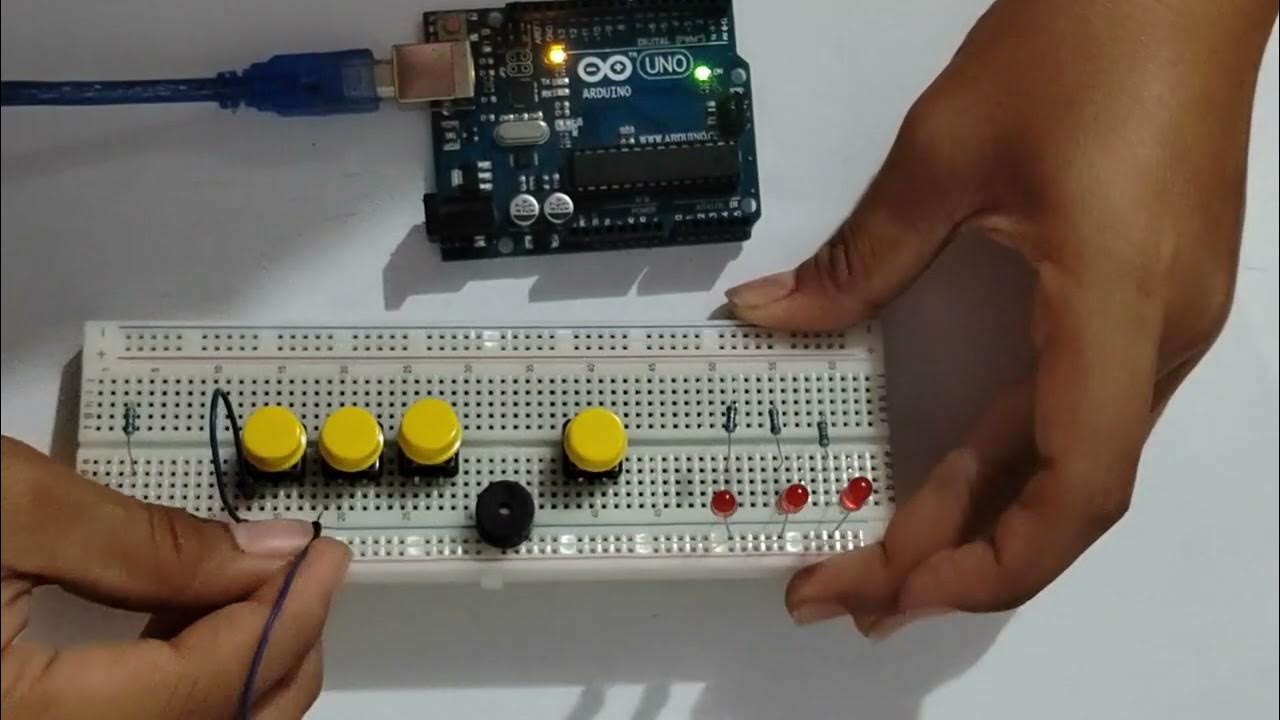 Arduino Tutorials: Lesson 7-Building a Quiz Buzzer System - YouTube