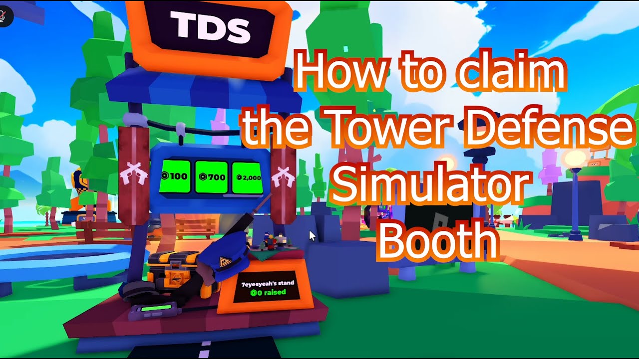 How to claim the Tower Defense Simulator Booth (TDS x Pls Donate) - YouTube
