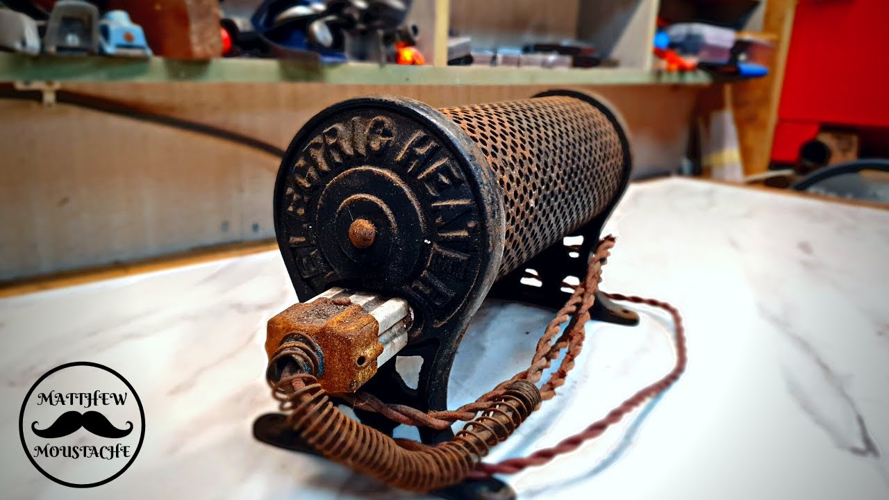 Vintage Electric Heater | Restoration - YouTube