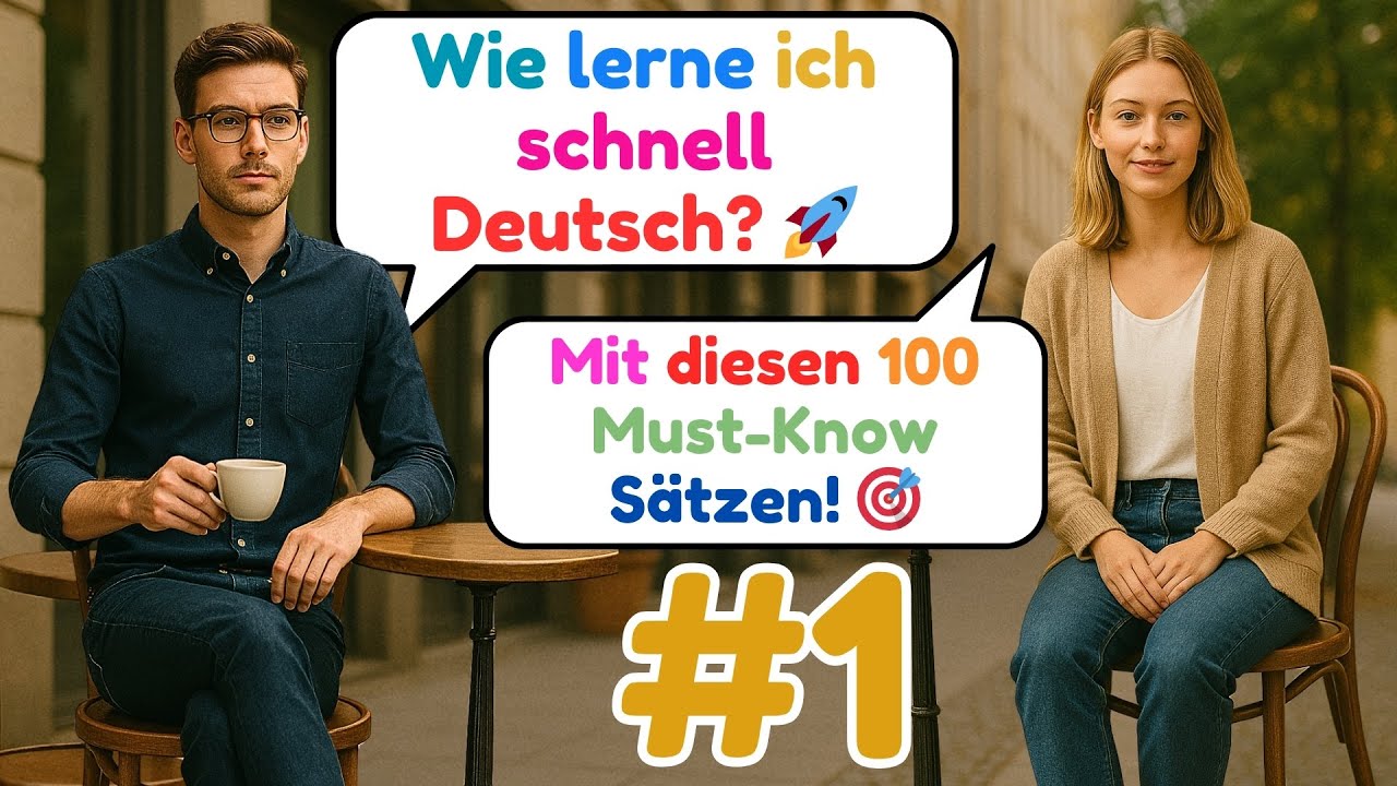 Deutsch Für Anfänger: Lerne 100 Deutsche Sätze in 20 Minuten! 🇩🇪💬⏰ | A1-B2 | #01 | Easy German ...