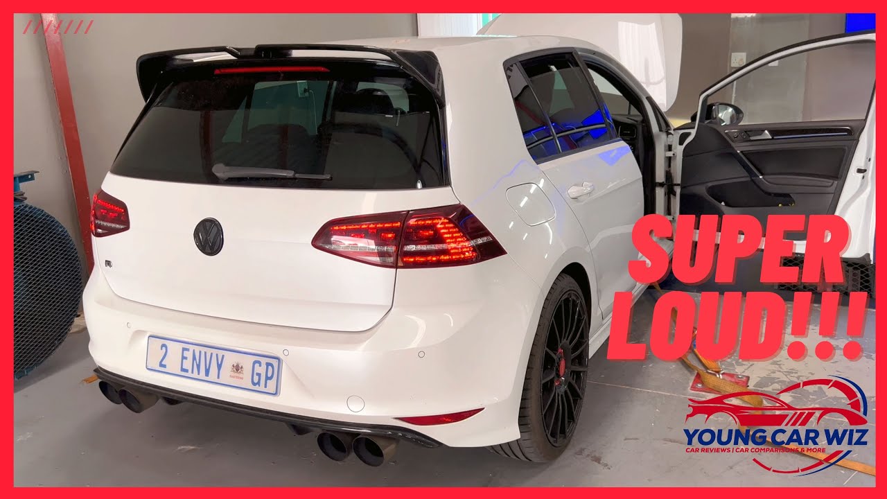 SUPER LOUD Golf 7 R on Dyno | Young Car Wiz - YouTube
