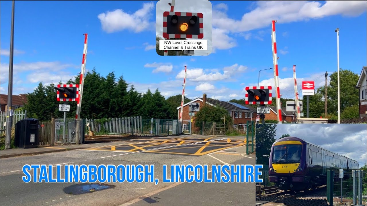Stallingborough Level Crossing, Lincolnshire - YouTube