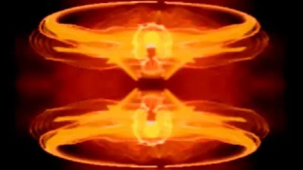 Fiery techno trance visualization Techno visuals with a skull - YouTube