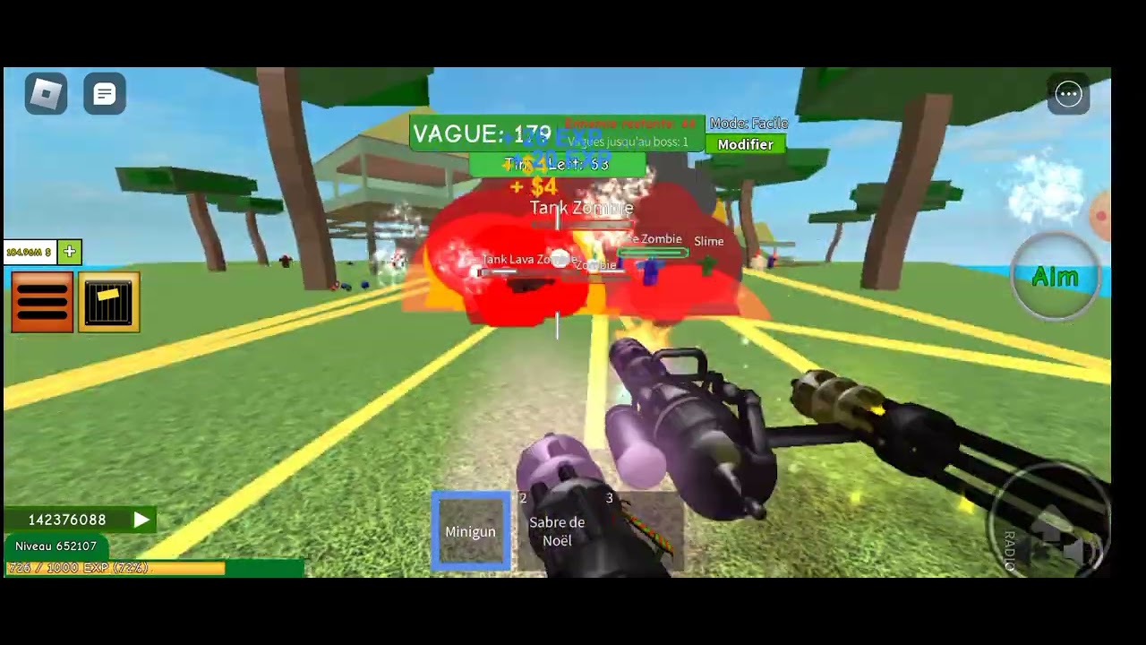 roblox zombie attack wave 182 - YouTube