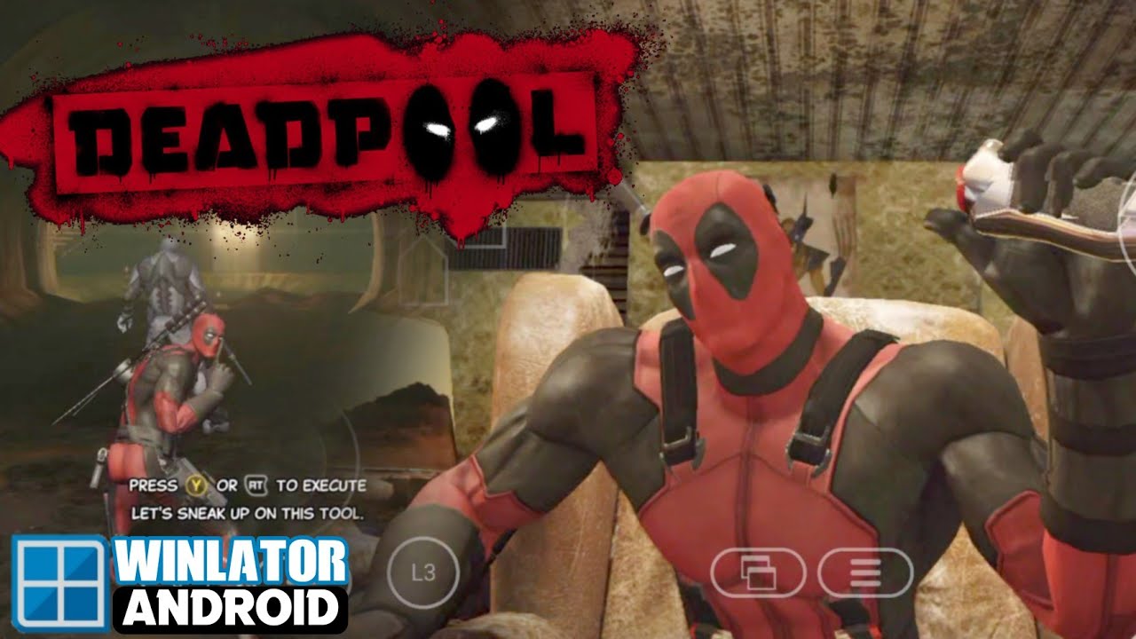 Deadpool Video Game on Winlator Android Gameplay test Snapdragon 778G ...
