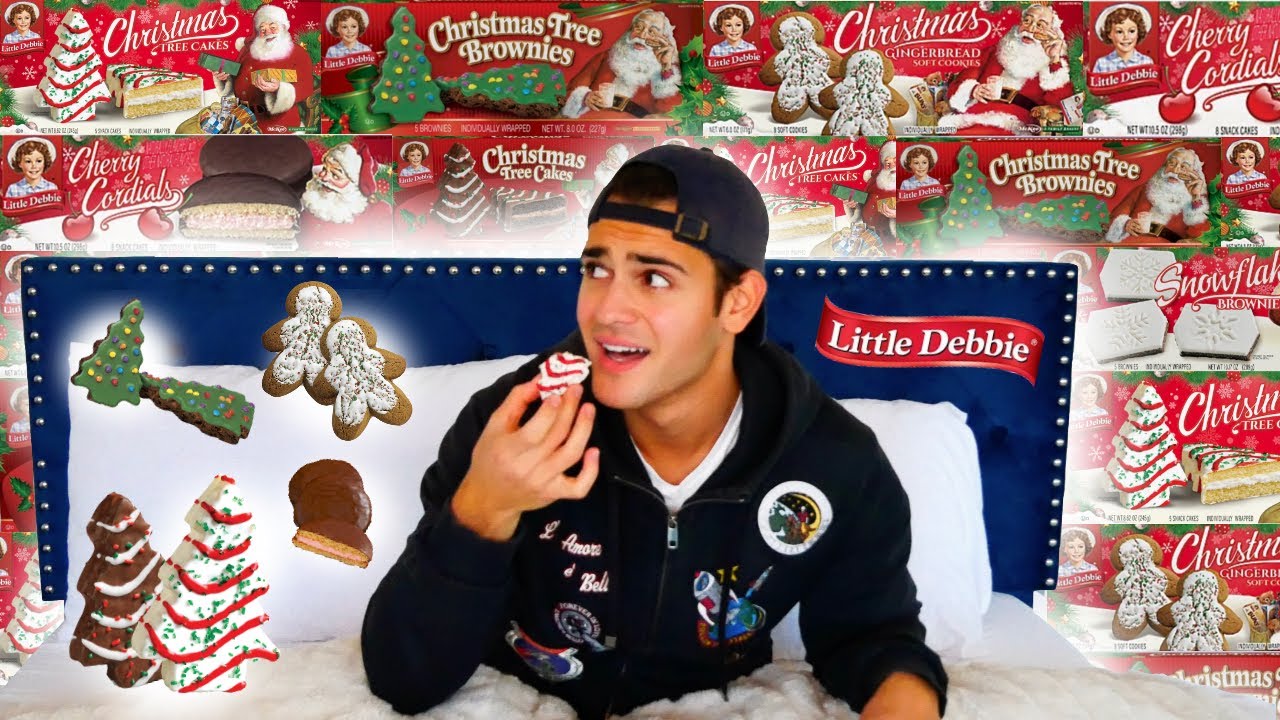 Little Debbie Christmas Cakes And Snacks Review - YouTube