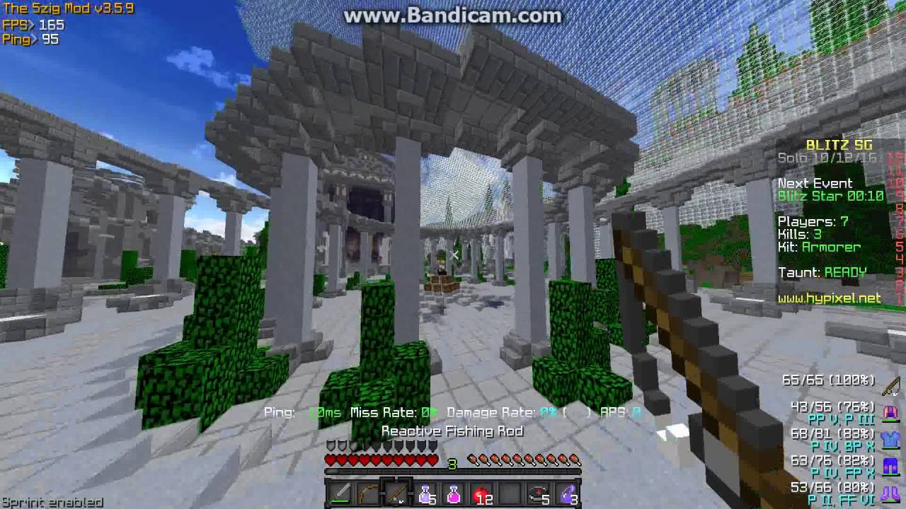 Hypixel Blitz Survival Games | First Game with Armorer X - YouTube