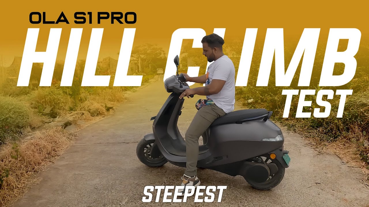 Ola S1 Pro Steepest (45°) Hill Climb Test in All Modes. - YouTube