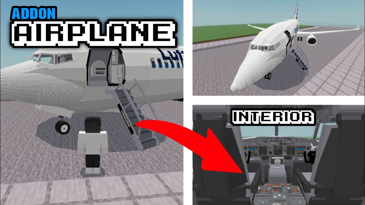 New Airplane...| Airplane Addon | Minecraft - YouTube