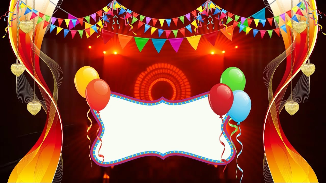 Motion Graphics Birthday Title Effect | Animated Invitation Video | All ...