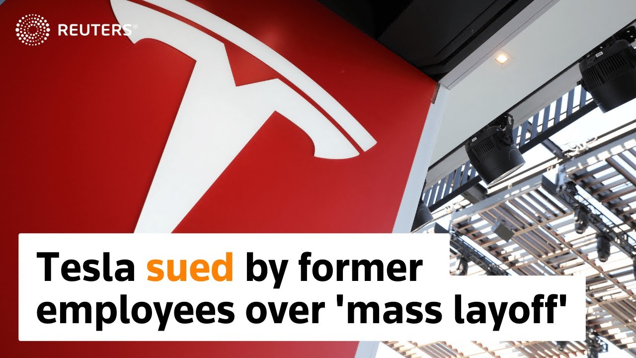 Tesla sued by former employees over 'mass layoff' - YouTube