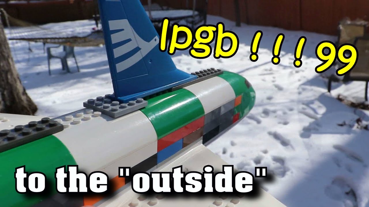 lego plane go BOOM ! ! ! 99 - (to the OUTSIDE) - YouTube